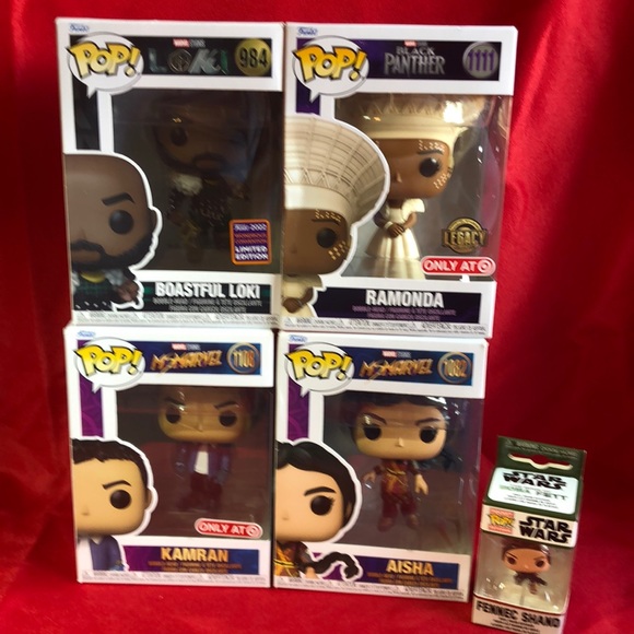Funko | Toys | Funko Pop Lot Marvel Studios Kamram Boastful Loki Aisha ...